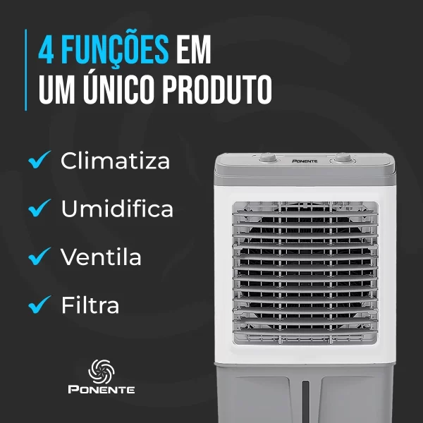 Climatizador Evaporativo de 60 Litros CLIN PRO 60 – Ponente